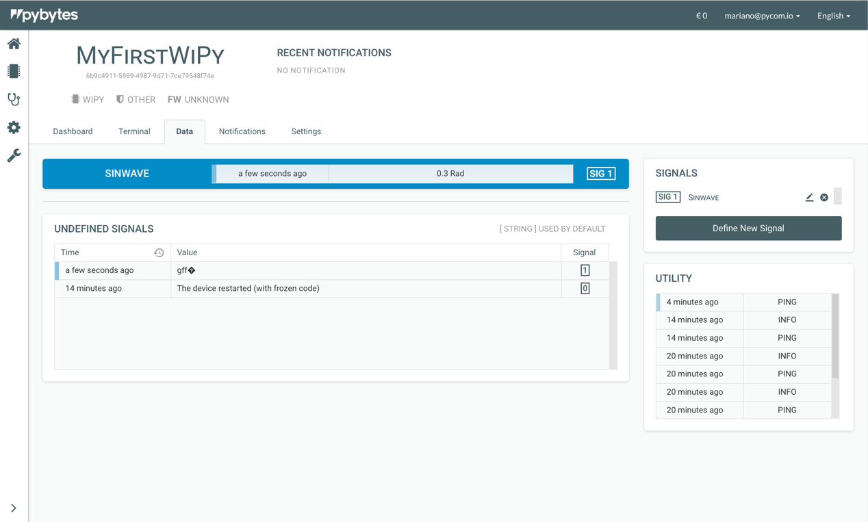 84 Visualise Data From Your Device · Pycom Documentation 5194