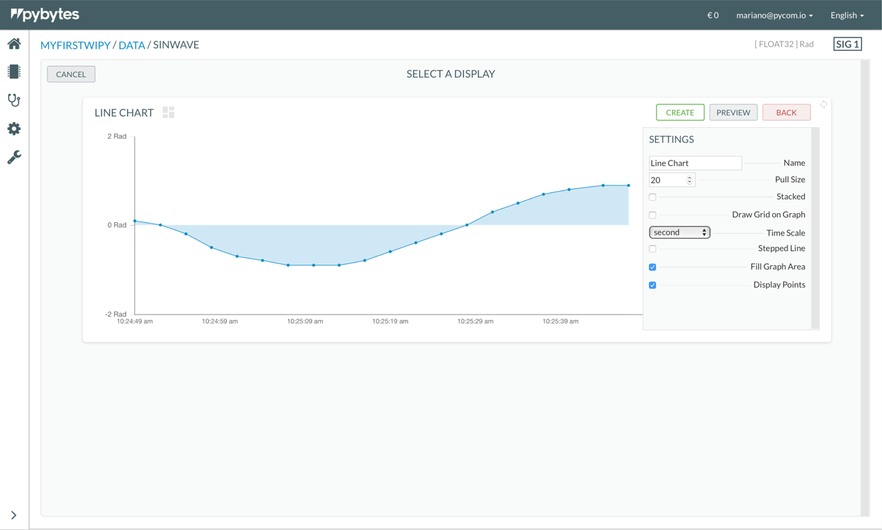 84 Visualise Data From Your Device · Pycom Documentation 